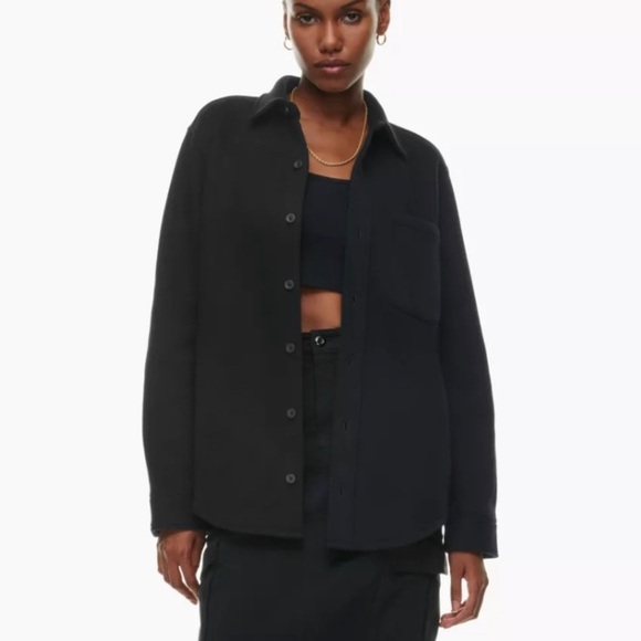 TNA | Tops | Nwot Aritzia Tna Polar Button Up Fleece Shirt Jacket ...